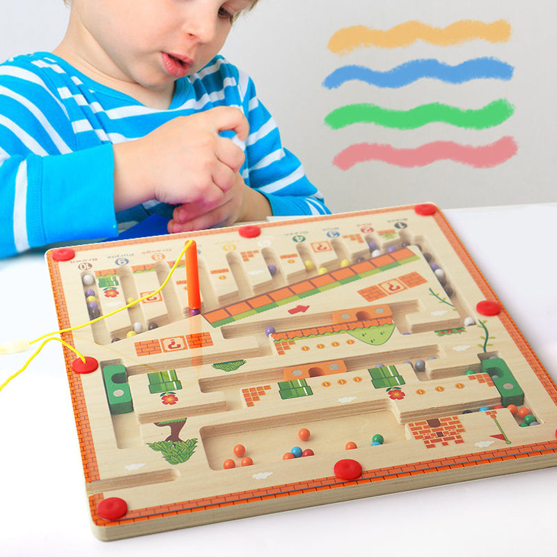 Magnetic Color and Number Maze – yoyocats